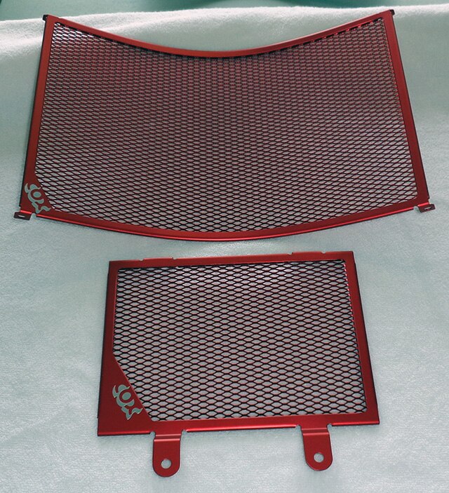 Red - Cox Racing Radiator & Oil Cooler Guard / Grill Set for 2015-2025 ...