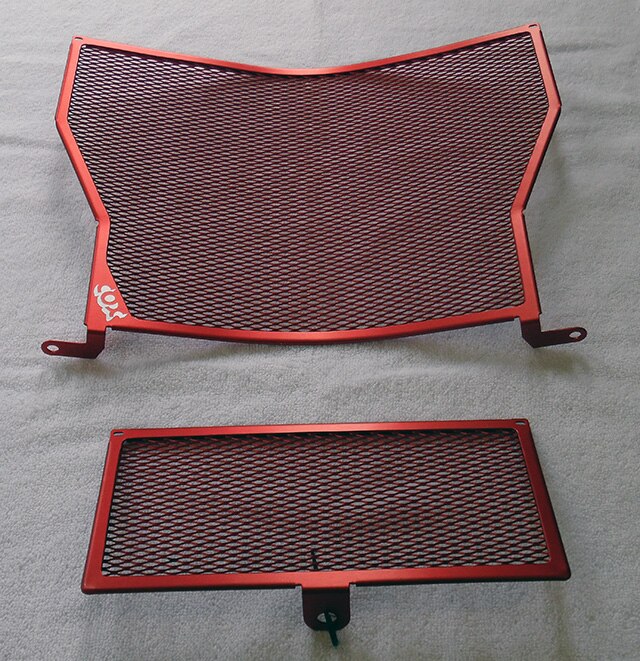 Red - Cox Racing Radiator & Oil Cooler Guard / Grill Set for 2015-2019 ...