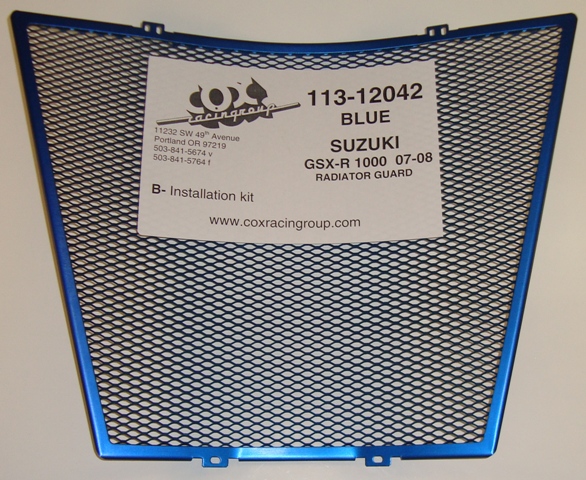 113-12045 Blue Radiator Guard